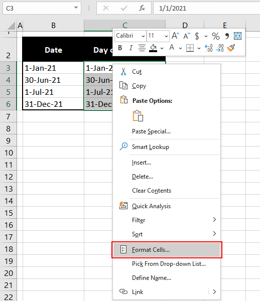 Get Day Of Week From Date In Excel 3 Quick Easy Ways 