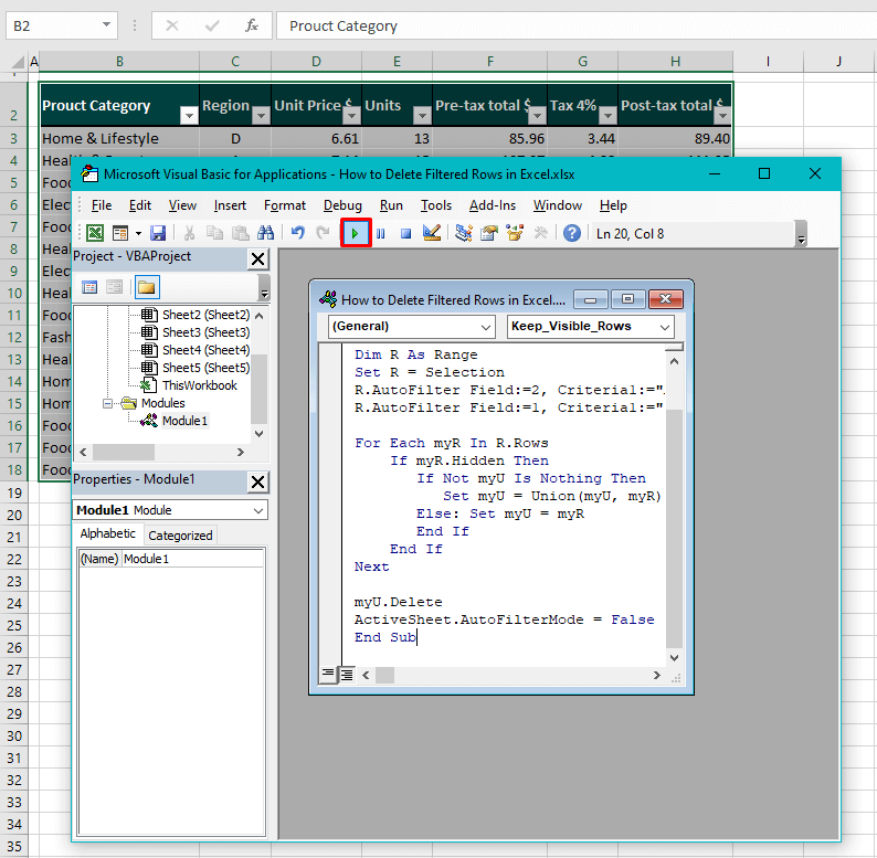 Efficiently Delete Filtered Rows In Excel Vba A Step By Step Guide