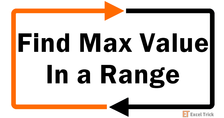 How To Find Max Value In Range In Excel 5 Easy Ways 